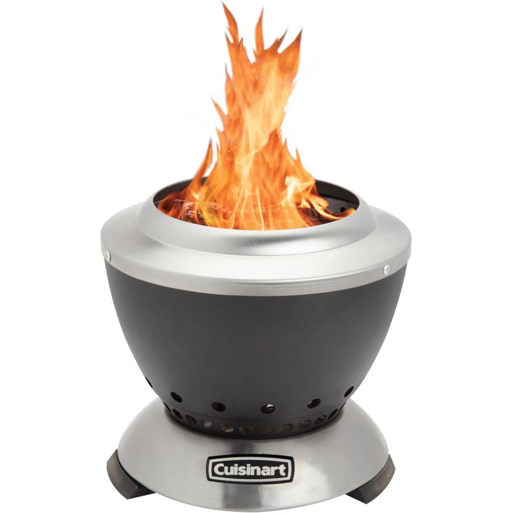 Cuisinart 24” Cleanburn Smokeless Fire Pit with Removable Base for Ash ...