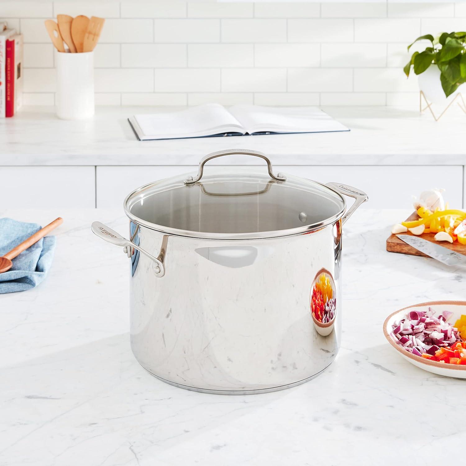 Cuisinart 766-24 Chef’s Classic 8-Quart Stockpot with Cover, Stainless ...