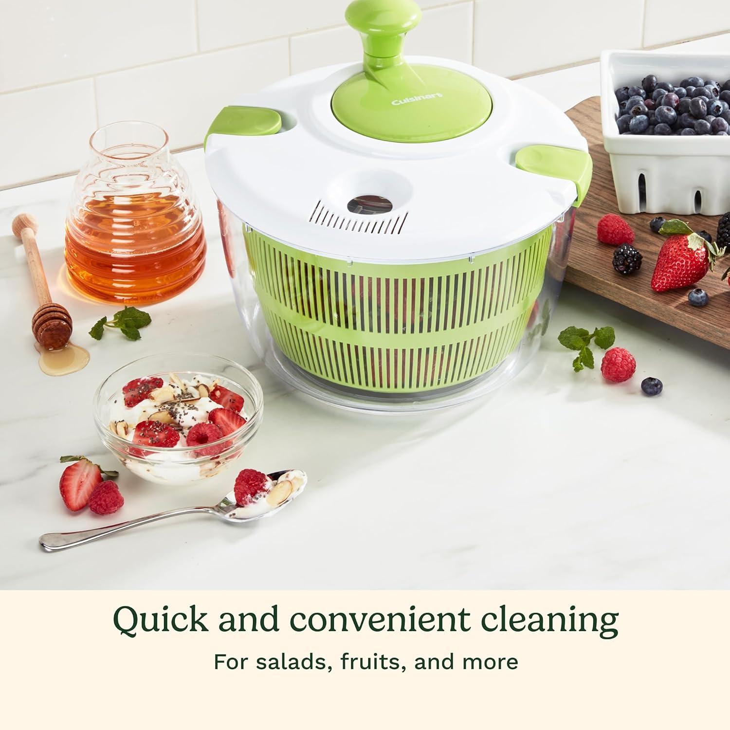Cuisinart Salad Spinner- Wash, Spin & Dry Salad Greens, Fruits ...