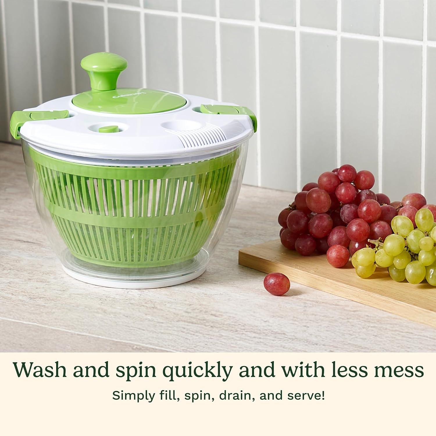 Cuisinart Salad Spinner- Wash, Spin & Dry Salad Greens, Fruits ...
