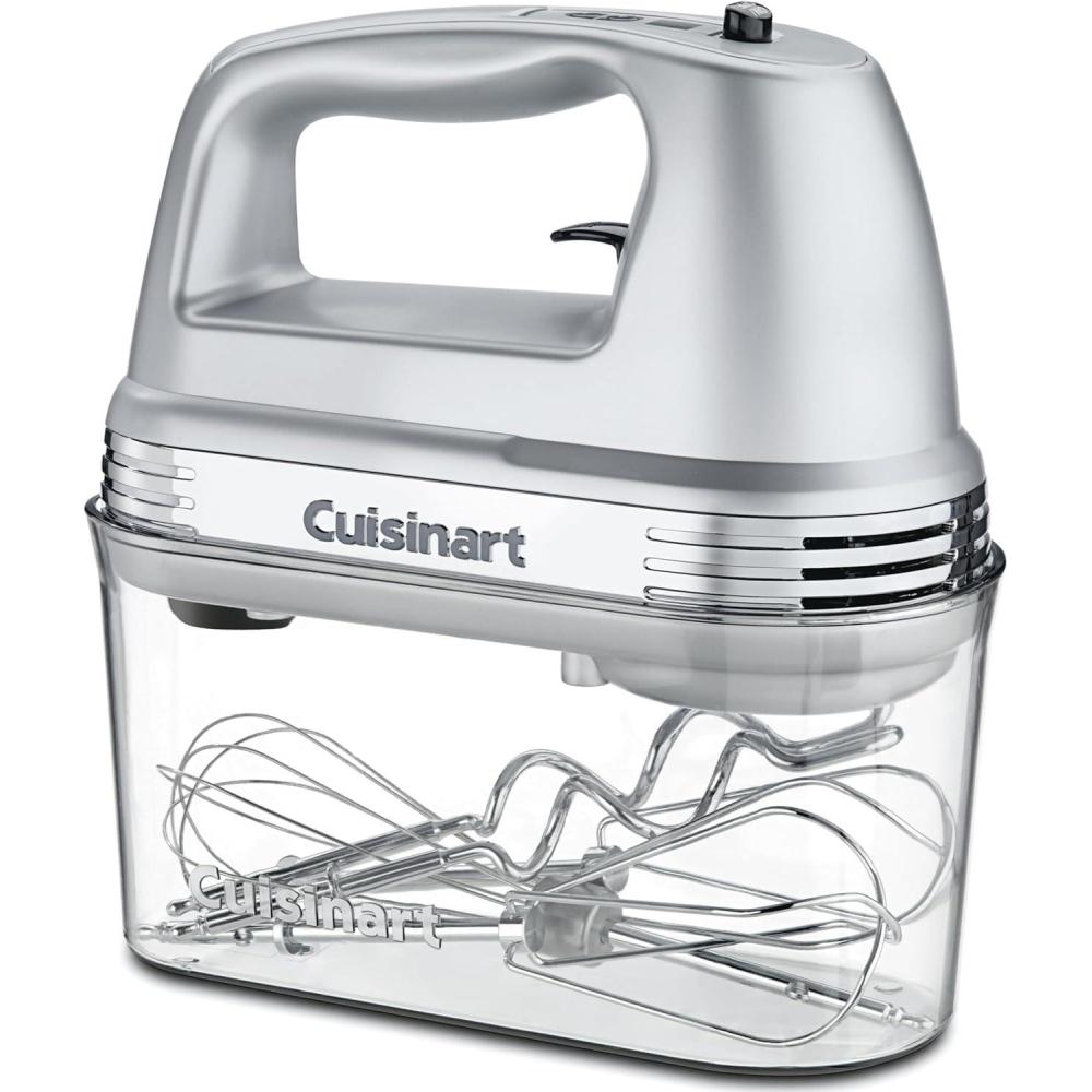 Cuisinart HM-70 Power Advantage 7-Speed Hand Mixer, Silver,White ...